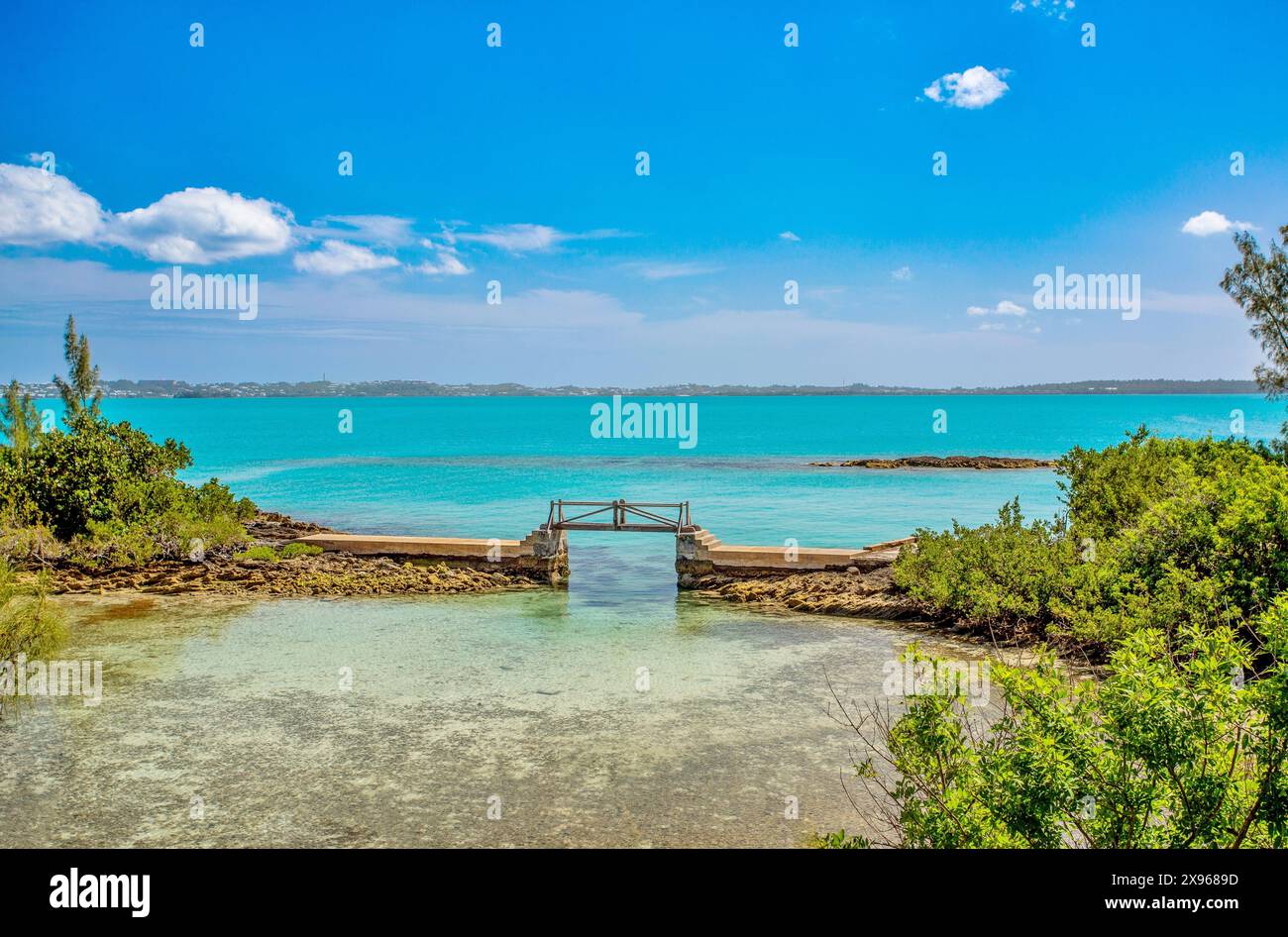 Footbridge from Ireland Island to Hospital Island, Sandys, Bermuda ...