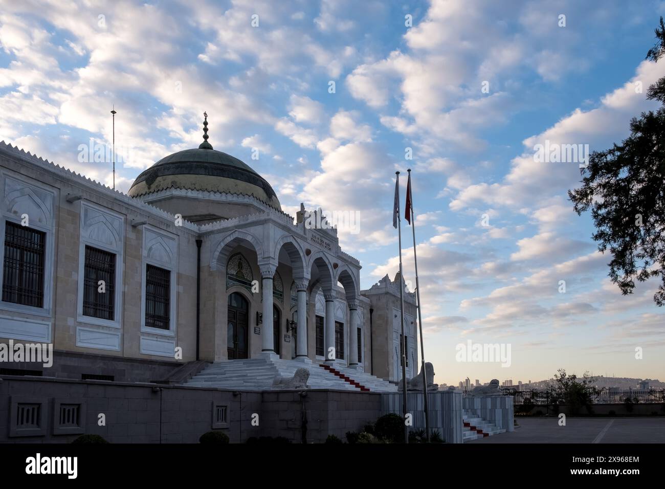 Exterior of the Ethnography Museum, dedicated to the cultures of Turkic ...