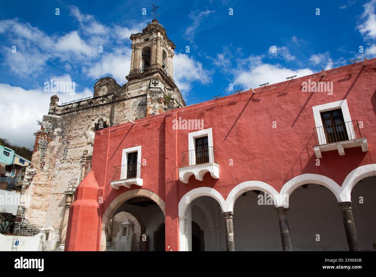 Monastery Church of Our Lady of Assumption Acapetlahucan, founded in ...