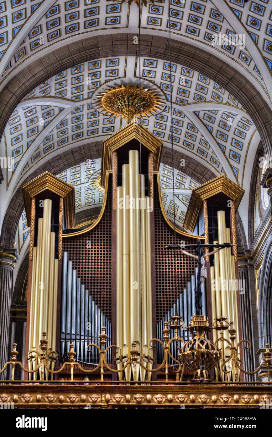 Pipe Organ with ceiling, Cathedral of Our Lady of the Immaculate ...