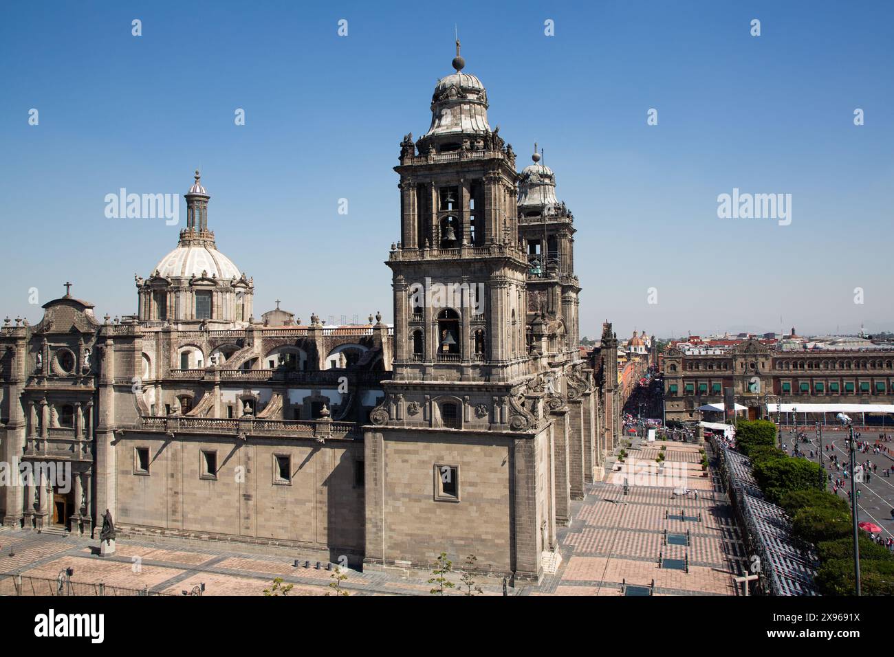 Mexico Metropolitan Cathedral, founded 1573, Historic Center, UNESCO ...