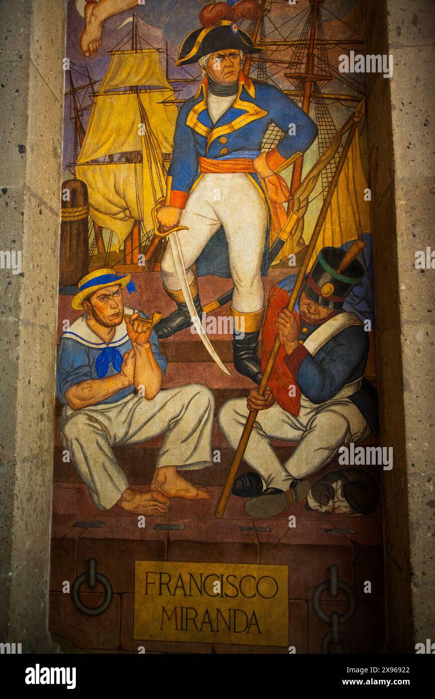 Frescoes of Heroes, Art and Culture Museum, College of San Ildefonso ...