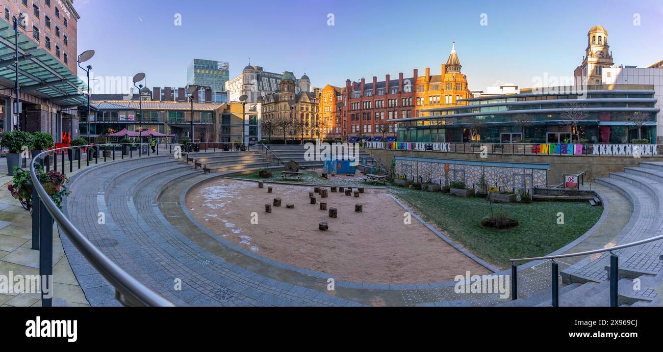 View of Great Northern Square, Manchester, Lancashire, England, United ...