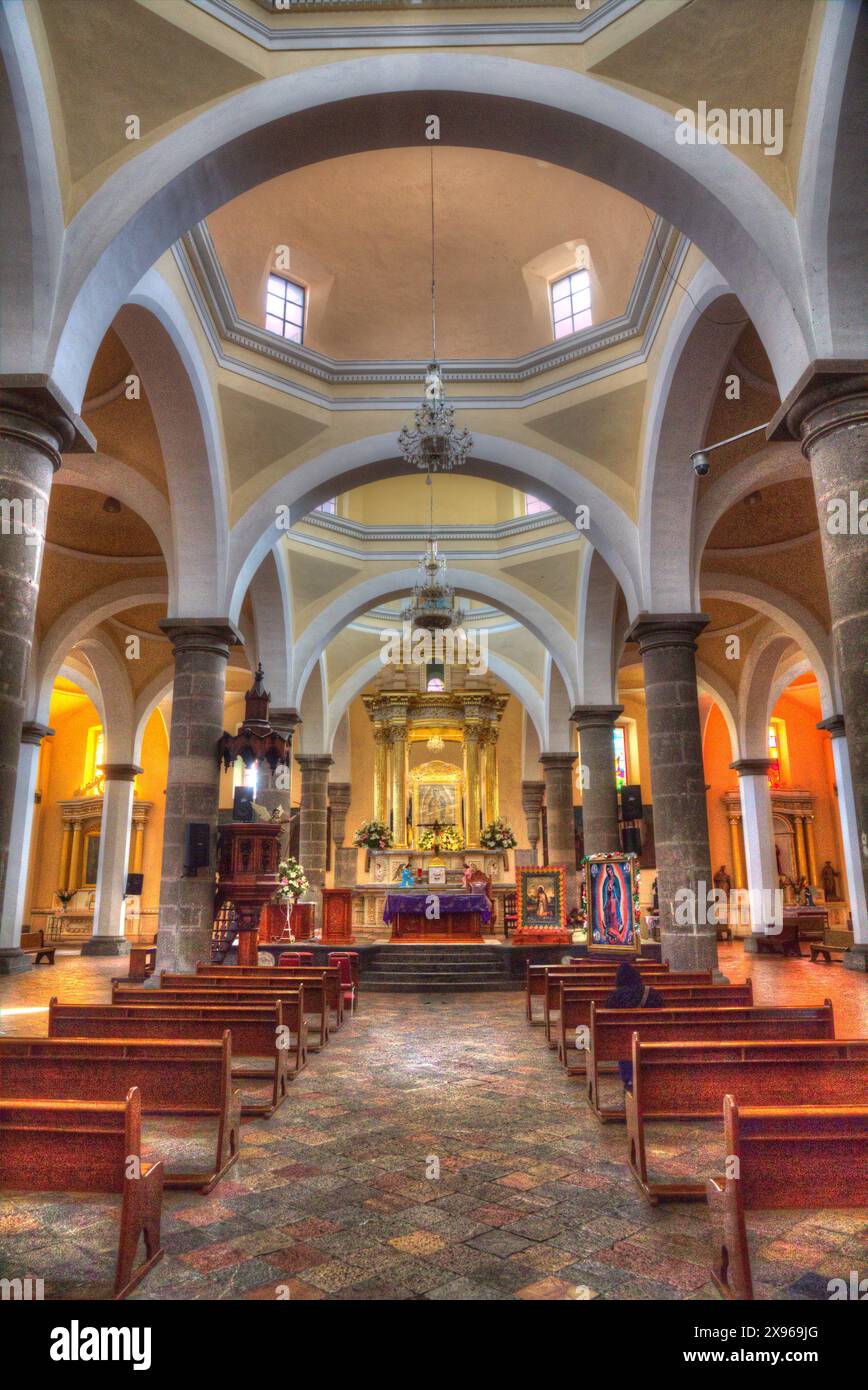 Interior of Capilla Real, Convent of San Gabriel Arcangel, 1520 ...