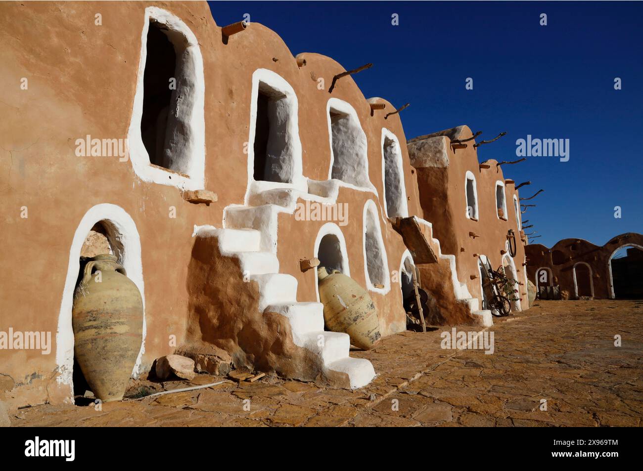 Berber troglodyte structures, Matmata, Tataouine region, southern ...