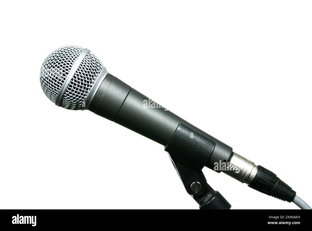Famous vocalist microphone side view Stock Photo - Alamy