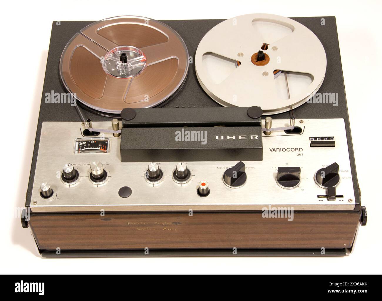 Uher Variocord Open Reel tape recorder Stock Photo - Alamy