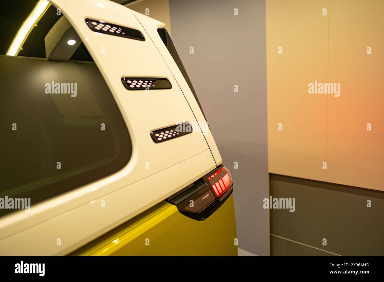 classic yellow electric bus Volkswagen ID Buzz, Old-school cool meets ...