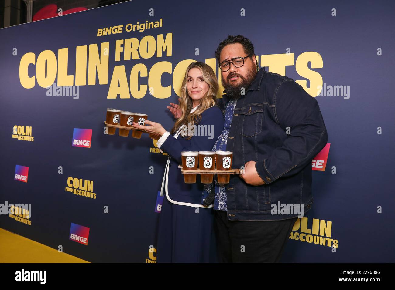 May 29, 2024: GENEVIEVE HEGNEY and MICHAEL LOGO attends the 'Colin From ...
