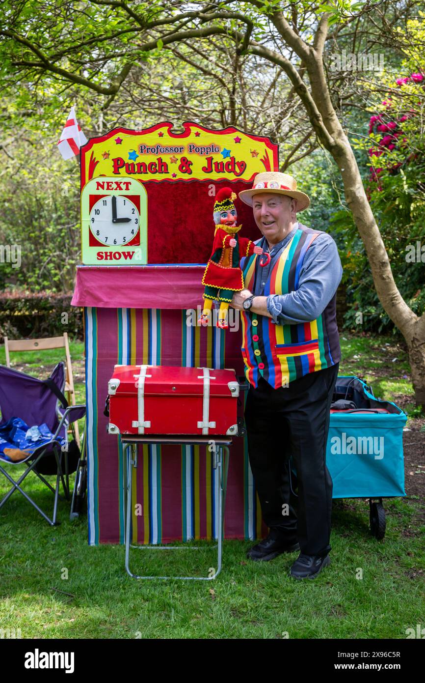 Punch and Judy show booth, UK 2024 Stock Photo - Alamy