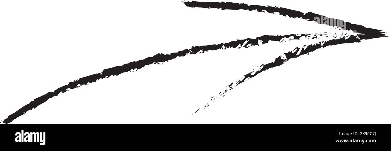 Arrow pencil hand drown vector texture Stock Vector Image & Art - Alamy