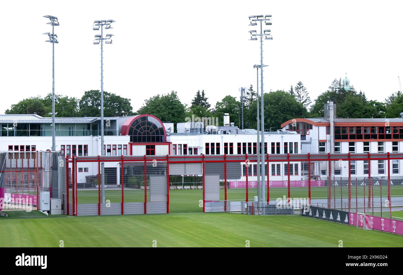 Munich, Germany. 29th May, 2024. The training ground of FC Bayern ...