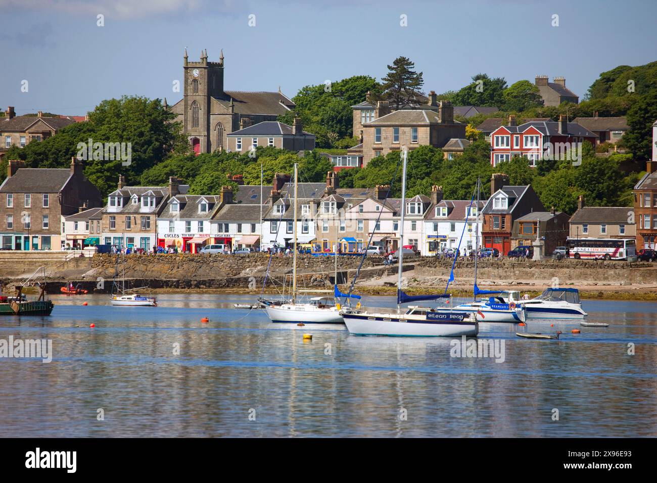 Millport town and harbour, Isle of Cumbrae, Firth of Clyde Stock Photo ...