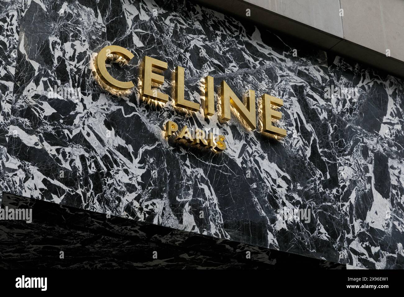Copenhagen, Denmark. 24th May, 2024. The Celine logo is visible on the ...