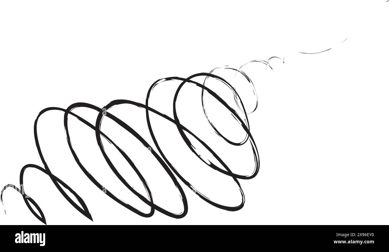 Swirl pencil texture. Hand drown vector Stock Vector Image & Art - Alamy