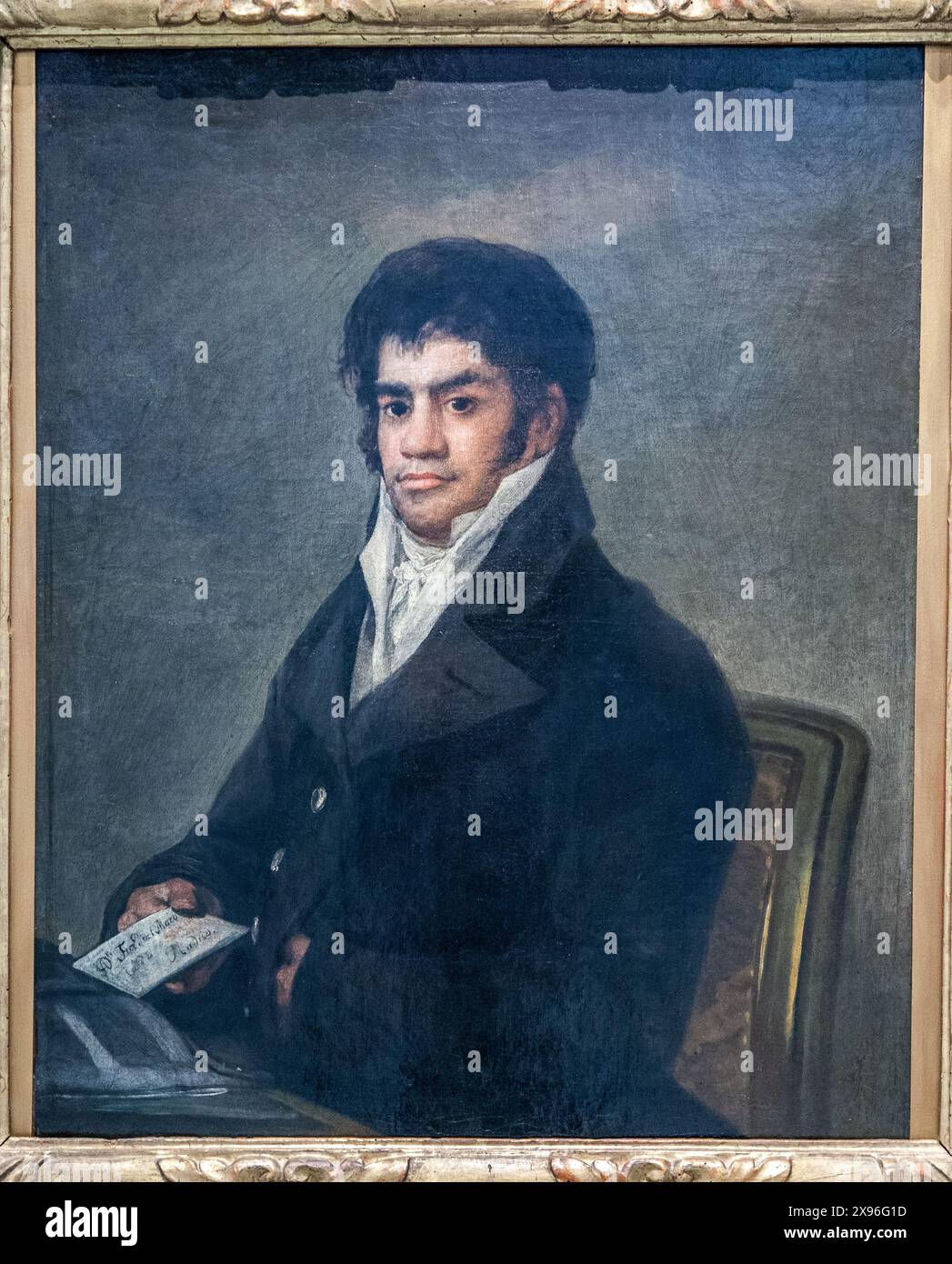 Portrait of Francisco del Mazo, by Francisco de Goya (circa 1820). Goya ...