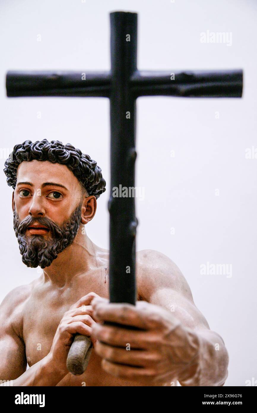 Santo Domingo penitente (Saint Dominicus penitent), sculpture by Juan ...