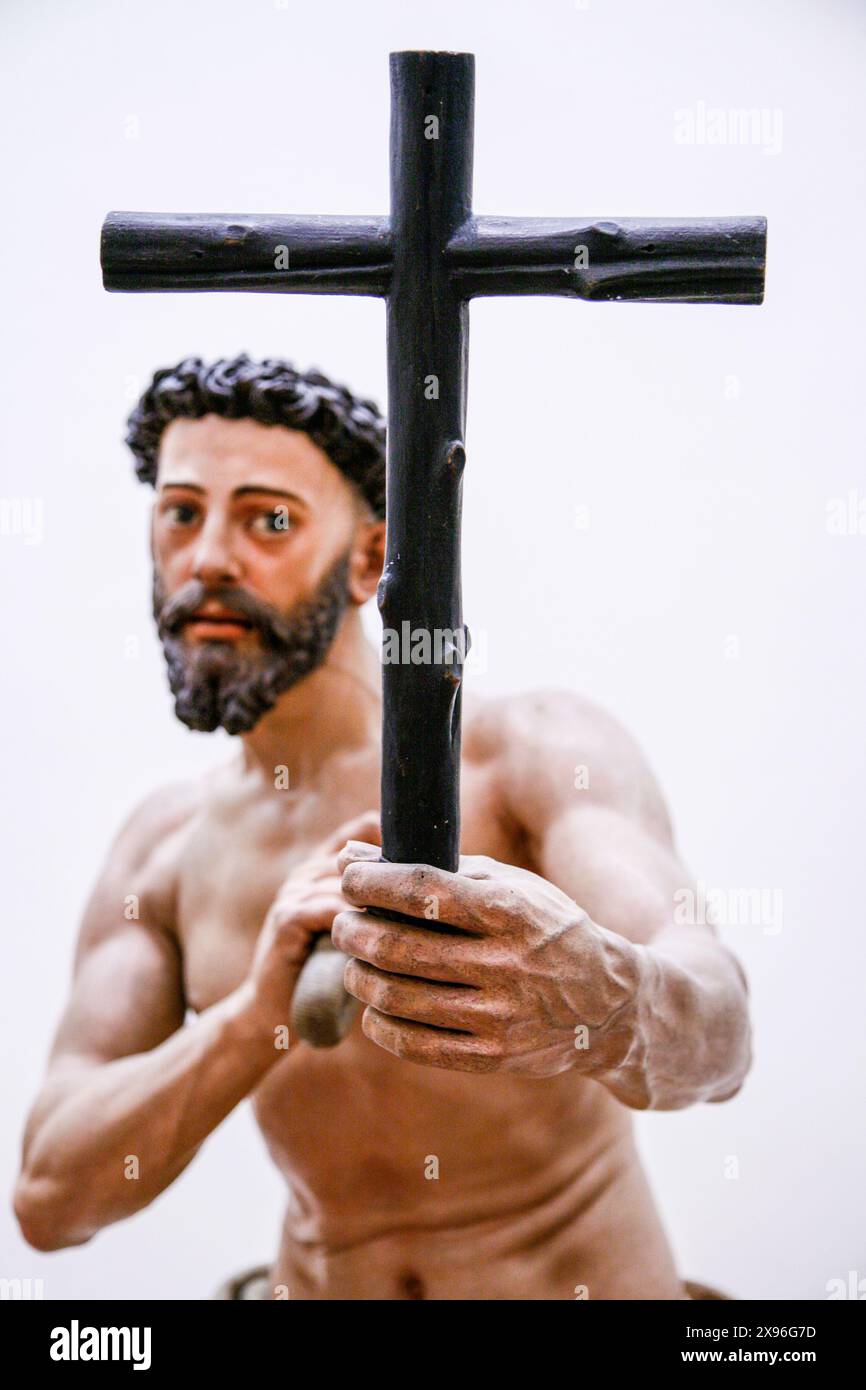 Santo Domingo penitente (Saint Dominicus penitent), sculpture by Juan ...