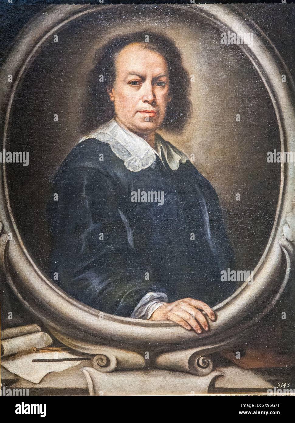 Copy of Murillo's selfportrait by Alonso Miguel Tovar (18th century ...