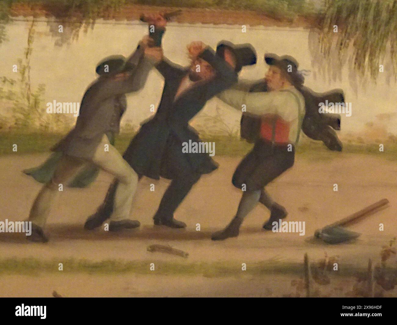 Attentat auf Erzherzog Ferdinand, Detail, Rollett Museum, ältestes ...