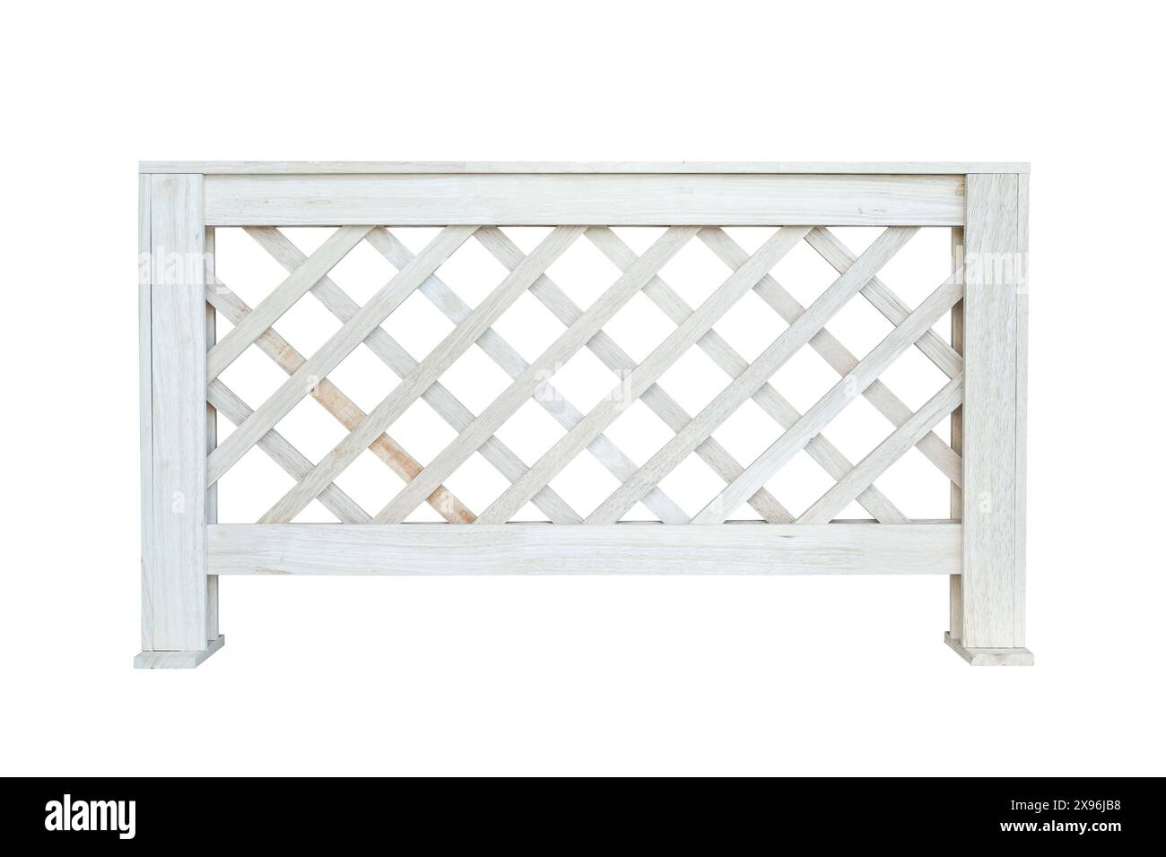 Fence isolated on white Stock Photo - Alamy