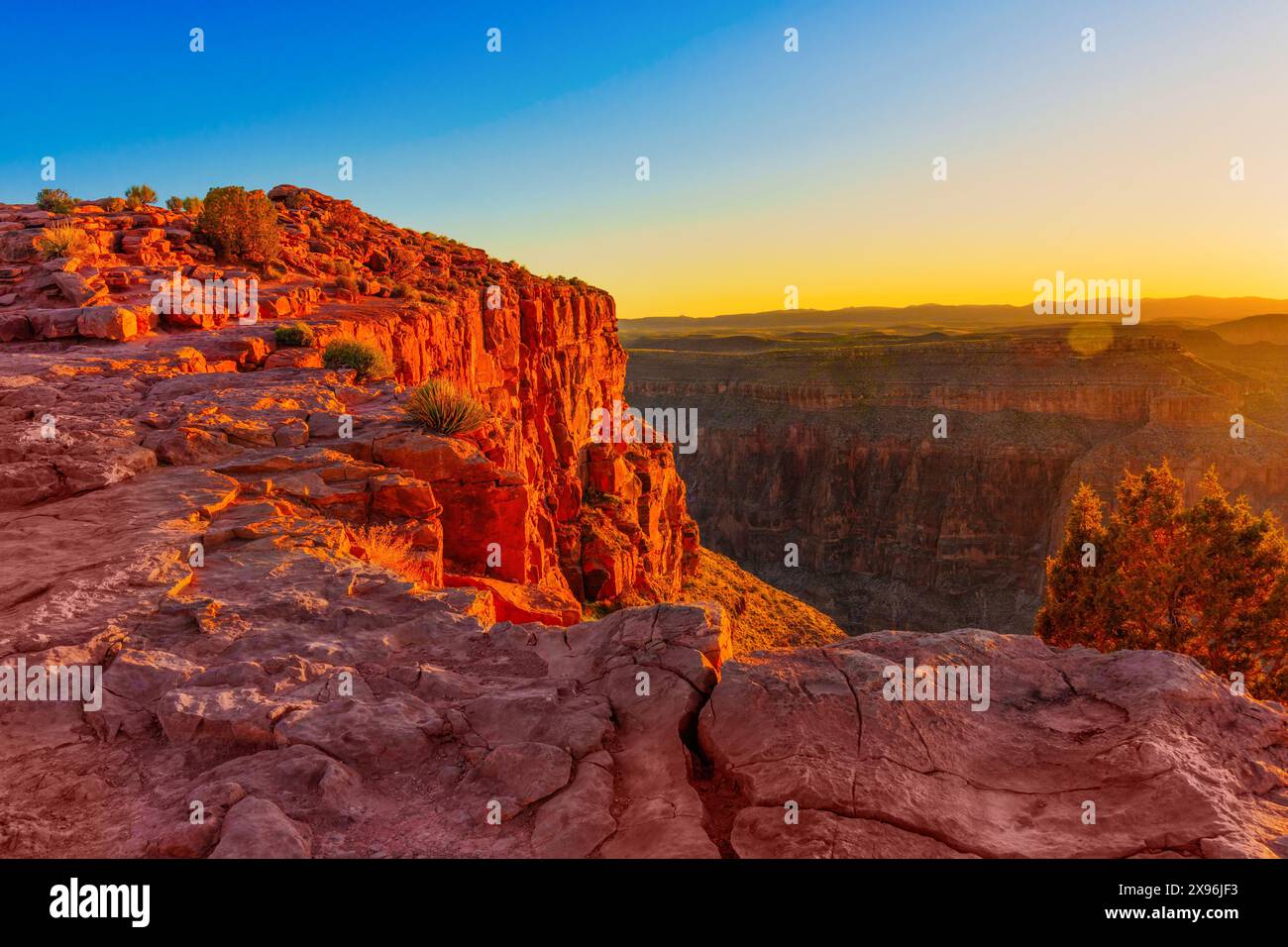 Rugged cliff of the Grand Canyon with various layers of sedimentary ...