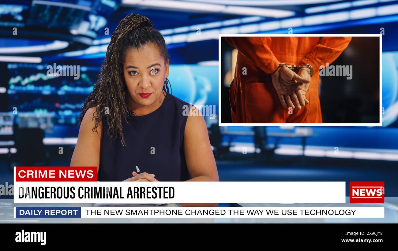 TV Live Report: Anchorwoman Talks About Recently Arrested Dangerous ...