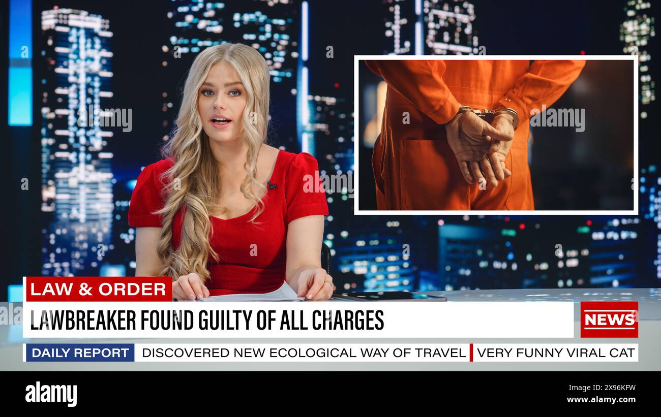 TV Live Report: Anchor Talks About Recently Arrested Dangerous Criminal ...