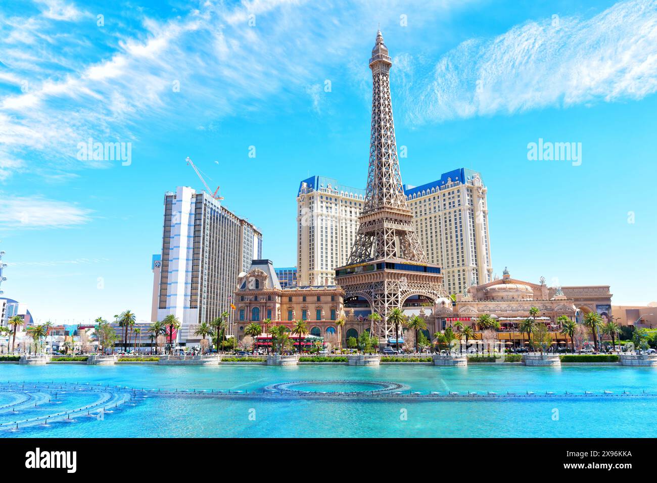 Las Vegas, Nevada - April 13, 2024: Paris Las Vegas Hotel and Casino's Exterior View in Daytime ...