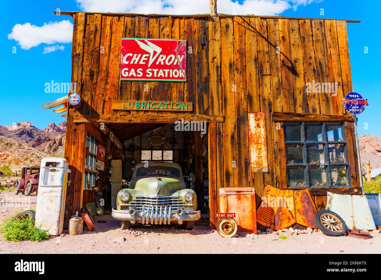 Nelson, Nevada - April 15, 2024: Old truck transformed into a tiny ...