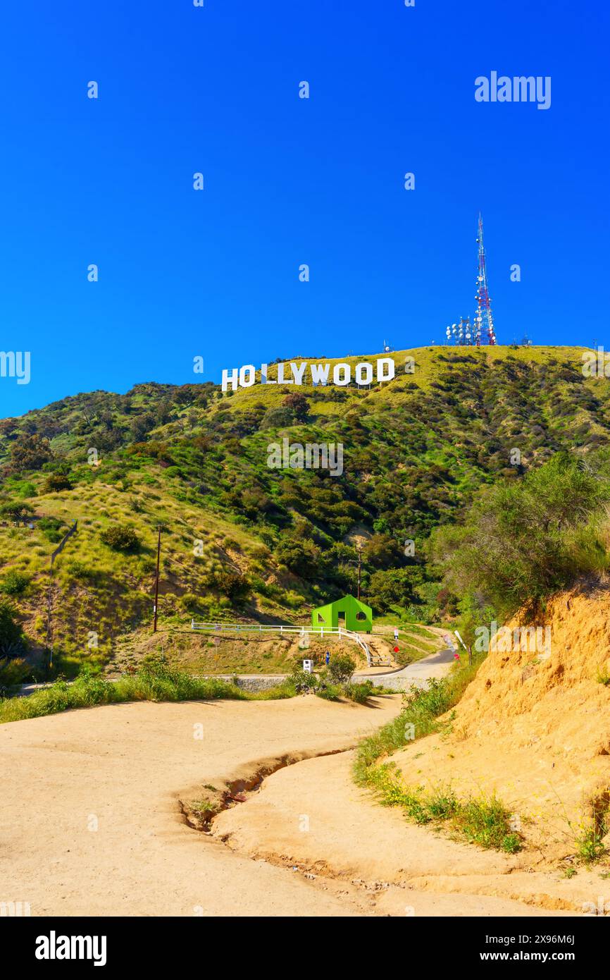 Los Angeles, California - April 11, 2024: Dirt Path Winding Its Way to ...