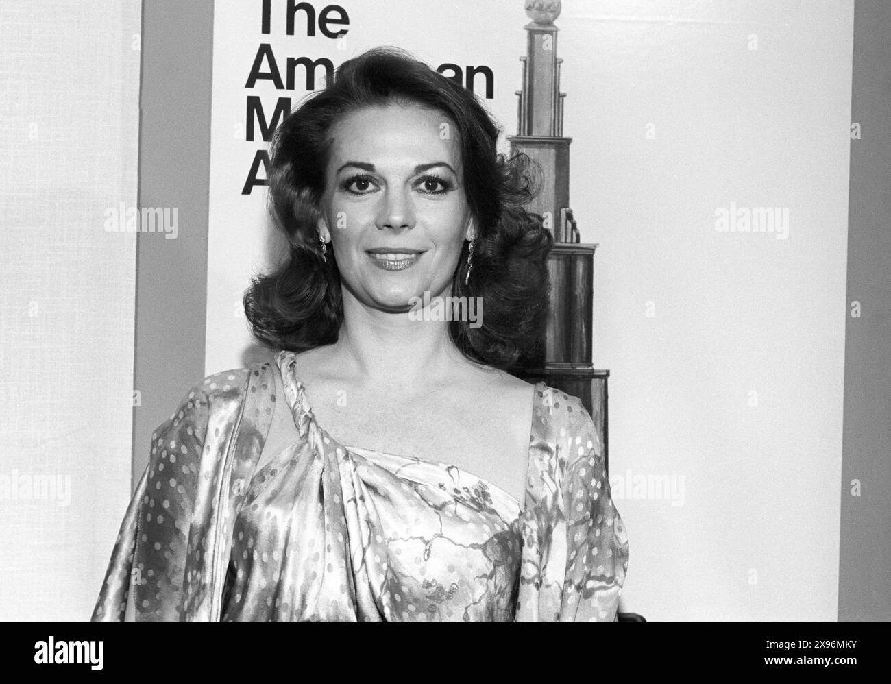 Natalie Wood during 1980 American Movie Awards at Wilshire Theater in ...