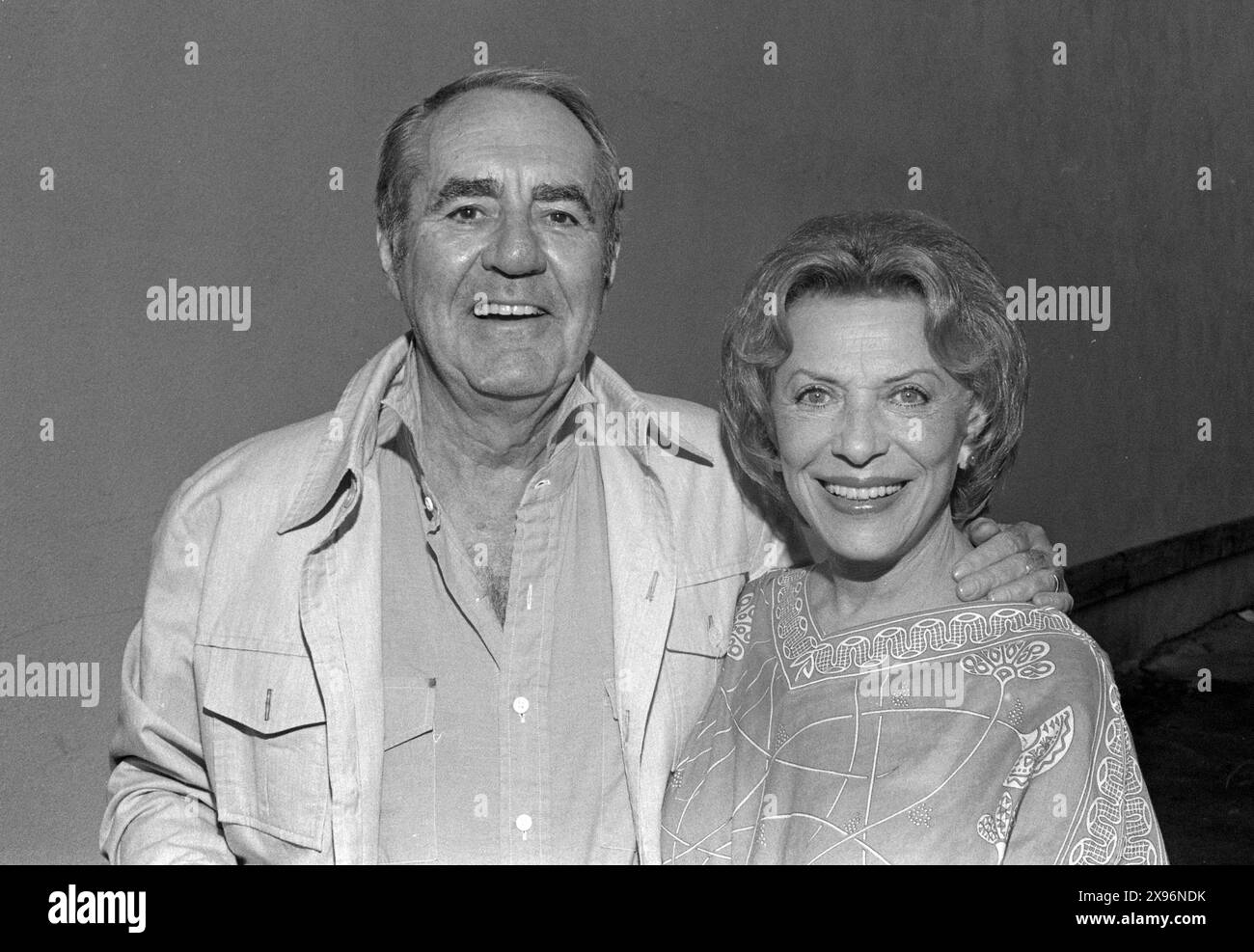 Jim Backus and wife Henny Backus Circa 1980's Credit: Ralph Dominguez/MediaPunch Stock Photo - Alamy
