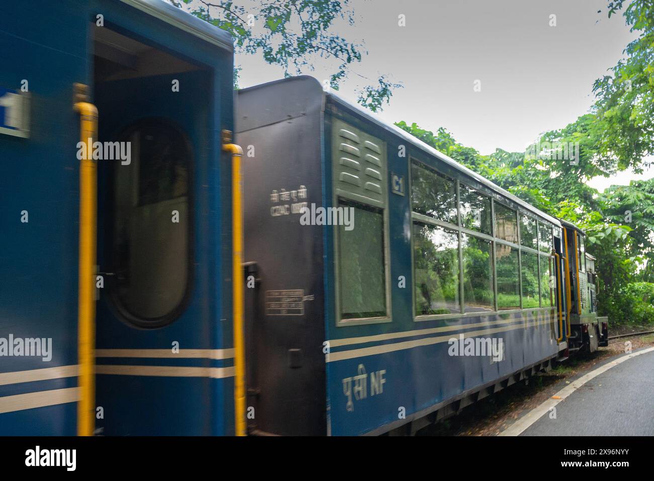 Darjeeling,West Bengal,India - 10th August 2023 : Diesel Toy train ...