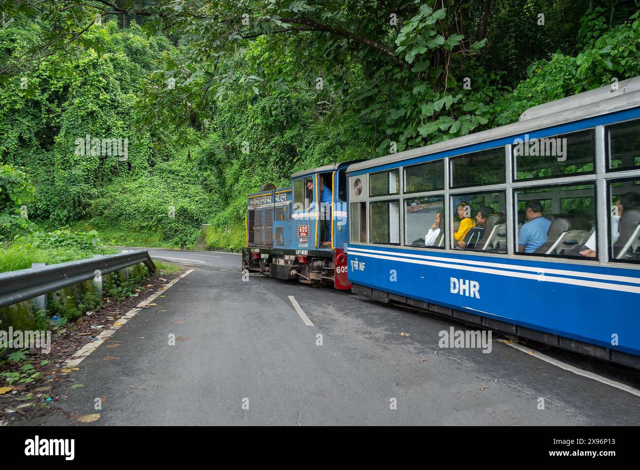 Darjeeling,West Bengal,India - 10th August 2023 : Diesel Toy train ...