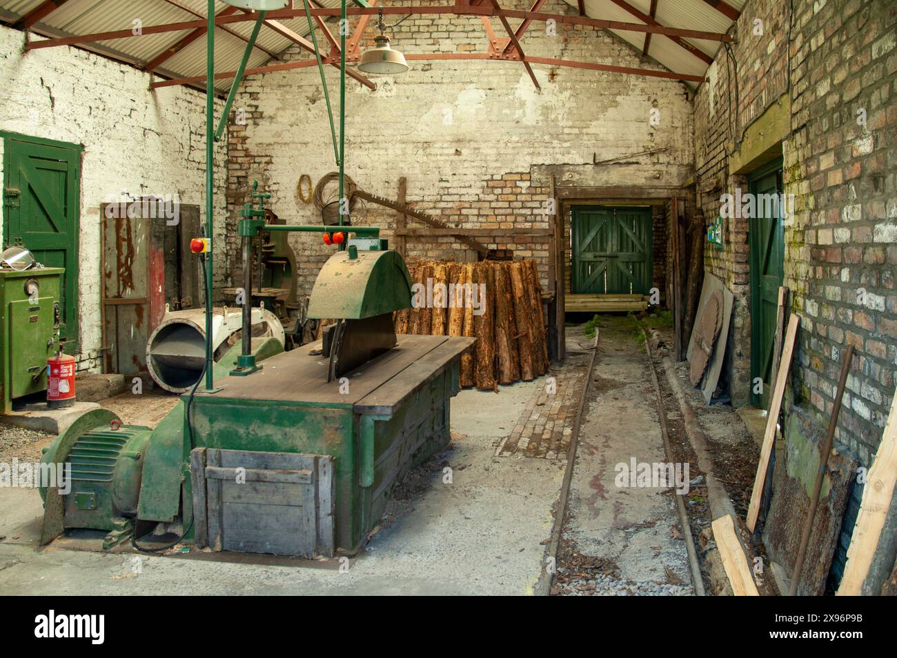 Interior of a historic workshop Stock Photo - Alamy