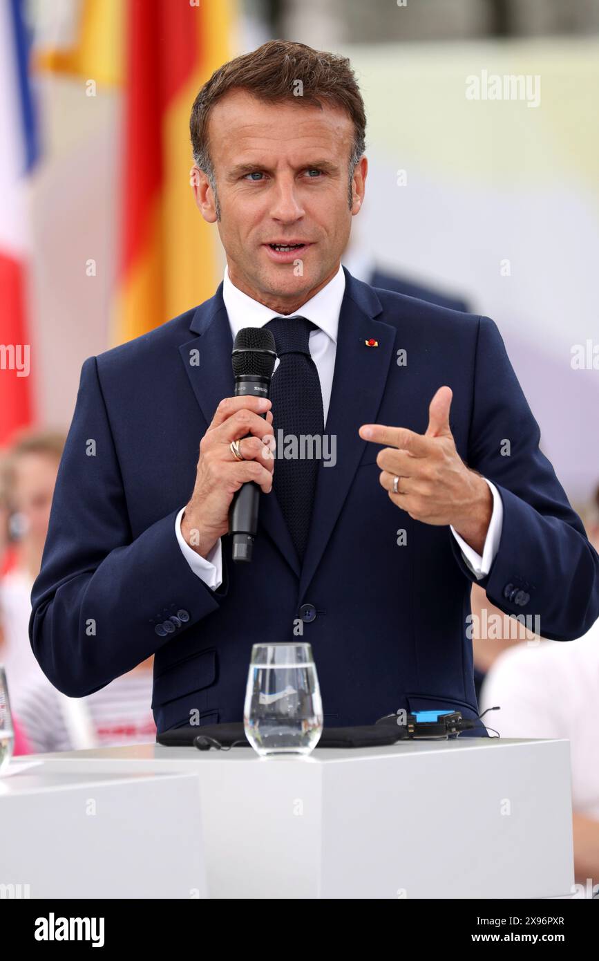 President of the Republic of France, Emmanuel Macron attend Festival of ...