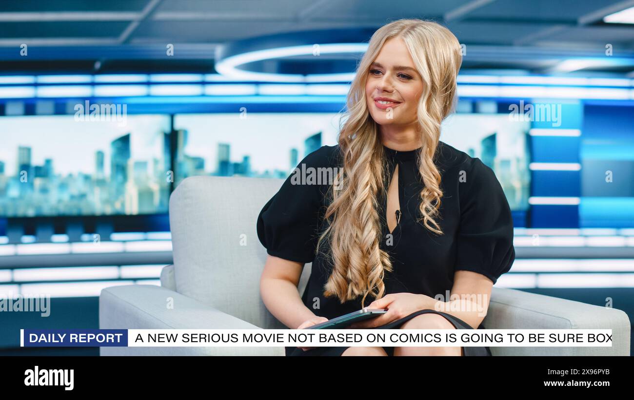 Celebrity interview hi-res stock photography and images - Alamy