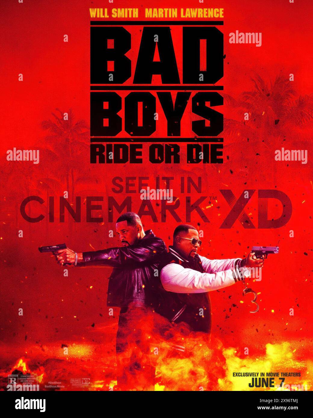 BAD BOYS: RIDE OR DIE, (aka BAD BOYS 4), US Cinemark XD poster, from ...