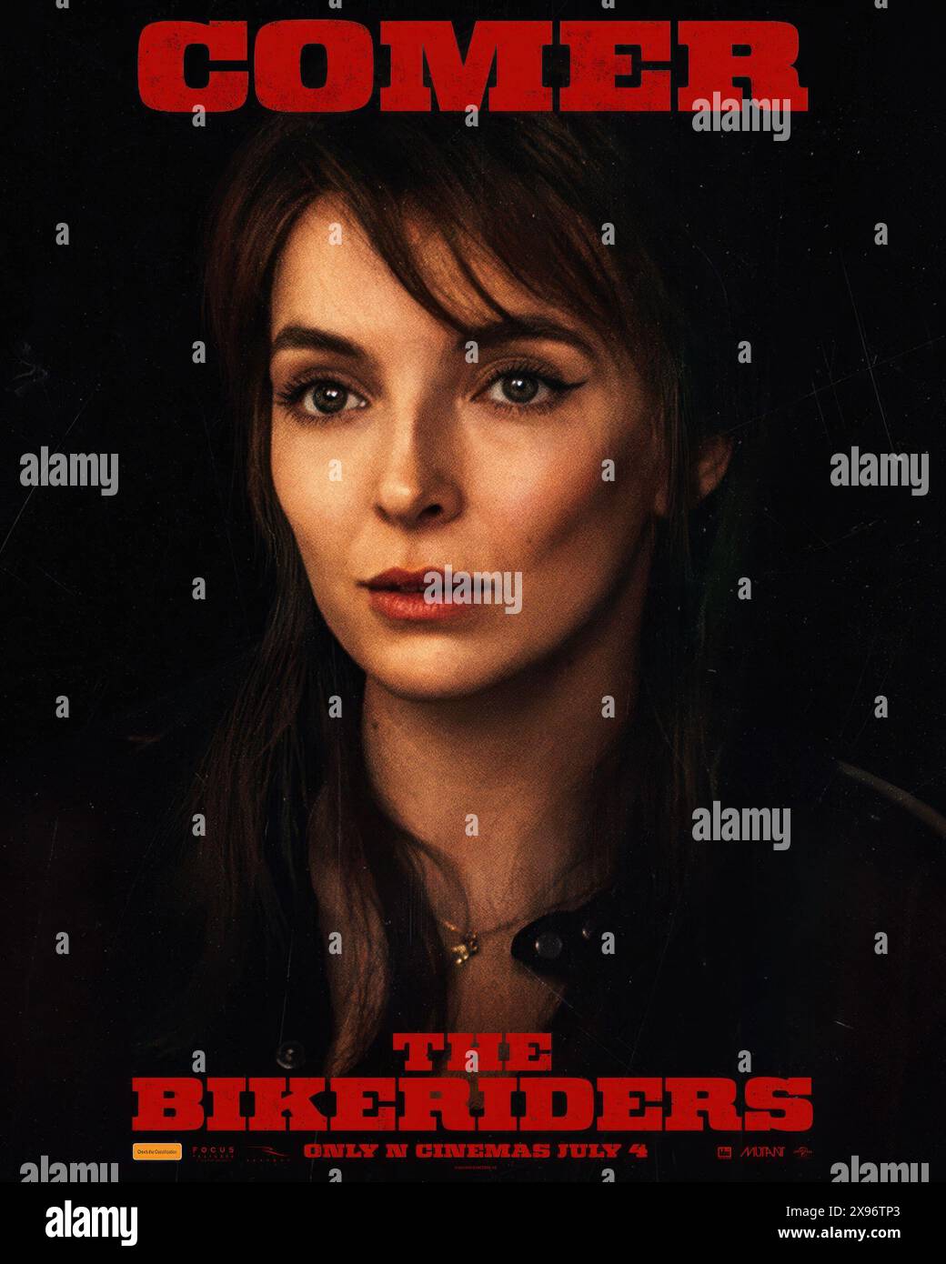 THE BIKERIDERS, Australian character poster, Jodie Comer, 2023. © Focus ...