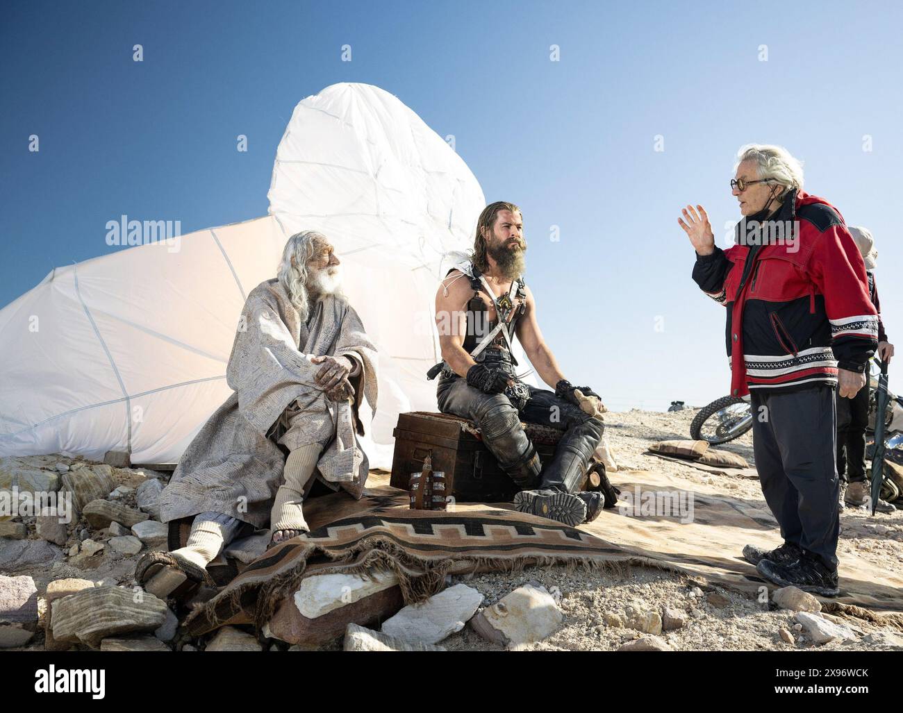 FURIOSA: A MAD MAX SAGA, (aka FURIOSA), Chris Hemsworth (center ...