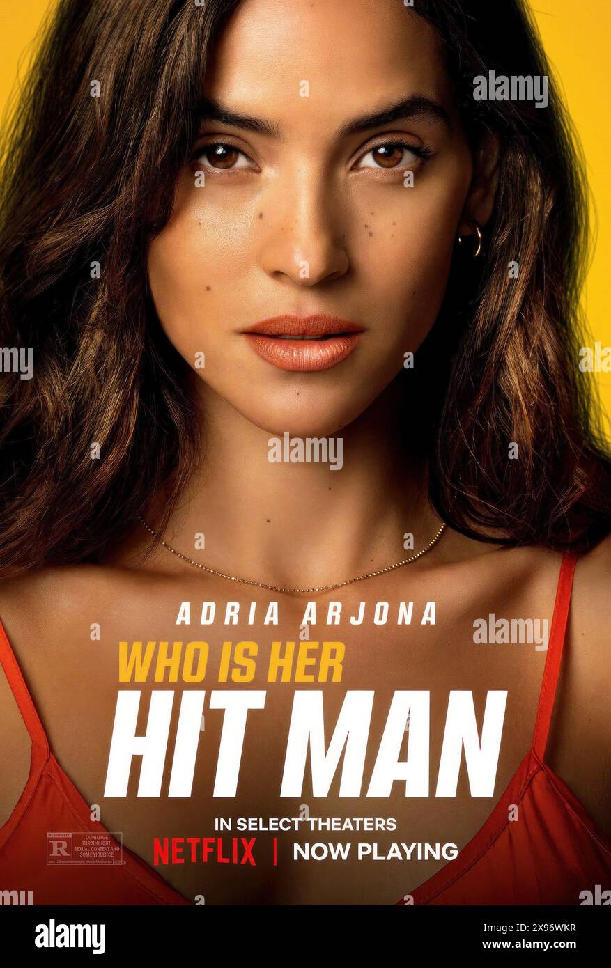 HIT MAN, Us character poster, Adria Arjona, 2023. © Netflix / Courtesy ...