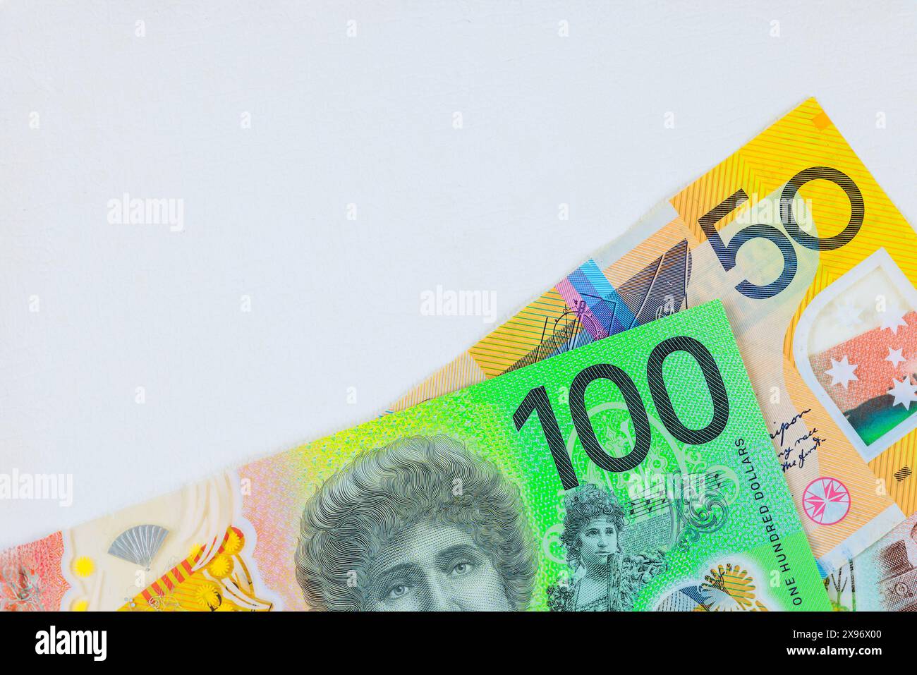 There are various denominations of Australian dollars in polymer ...