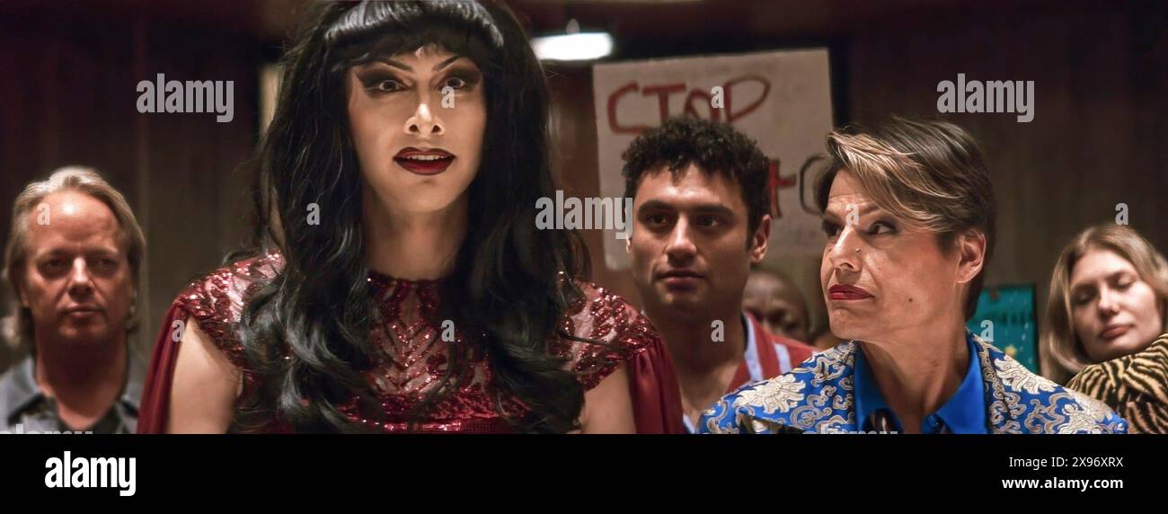 QUEEN TUT, foreground from left: Ryan Ali, Alexandra Billings, 2023 ...