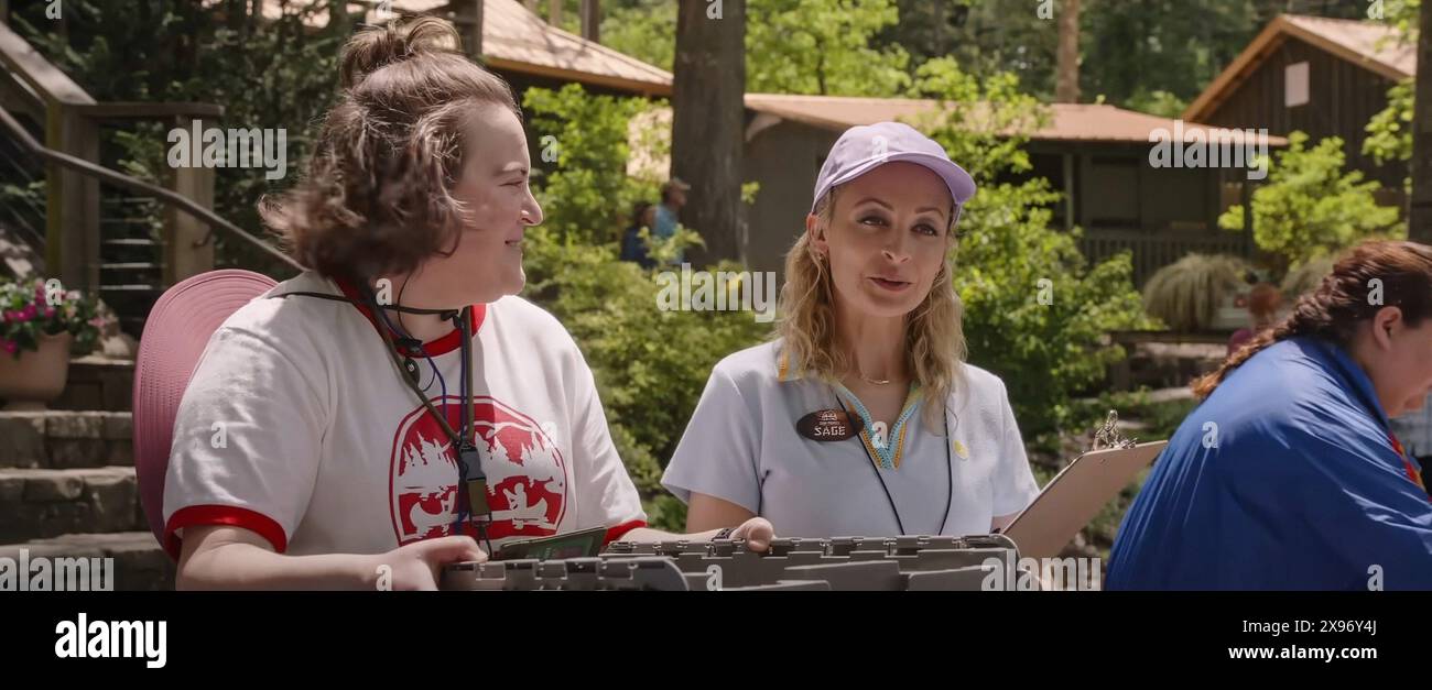 SUMMER CAMP, from left: Betsy Sodaro, Nicole Richie, 2024. © Roadside ...