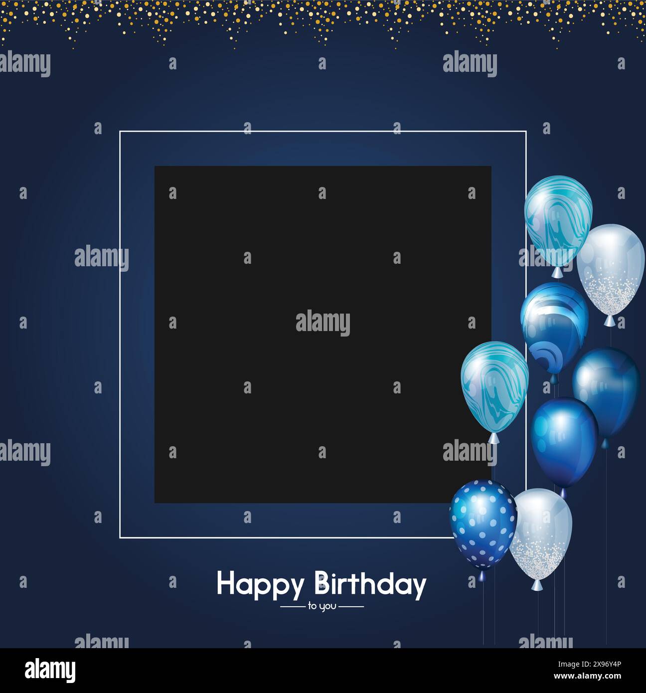 Happy birthday to you banner Cut Out Stock Images & Pictures - Alamy