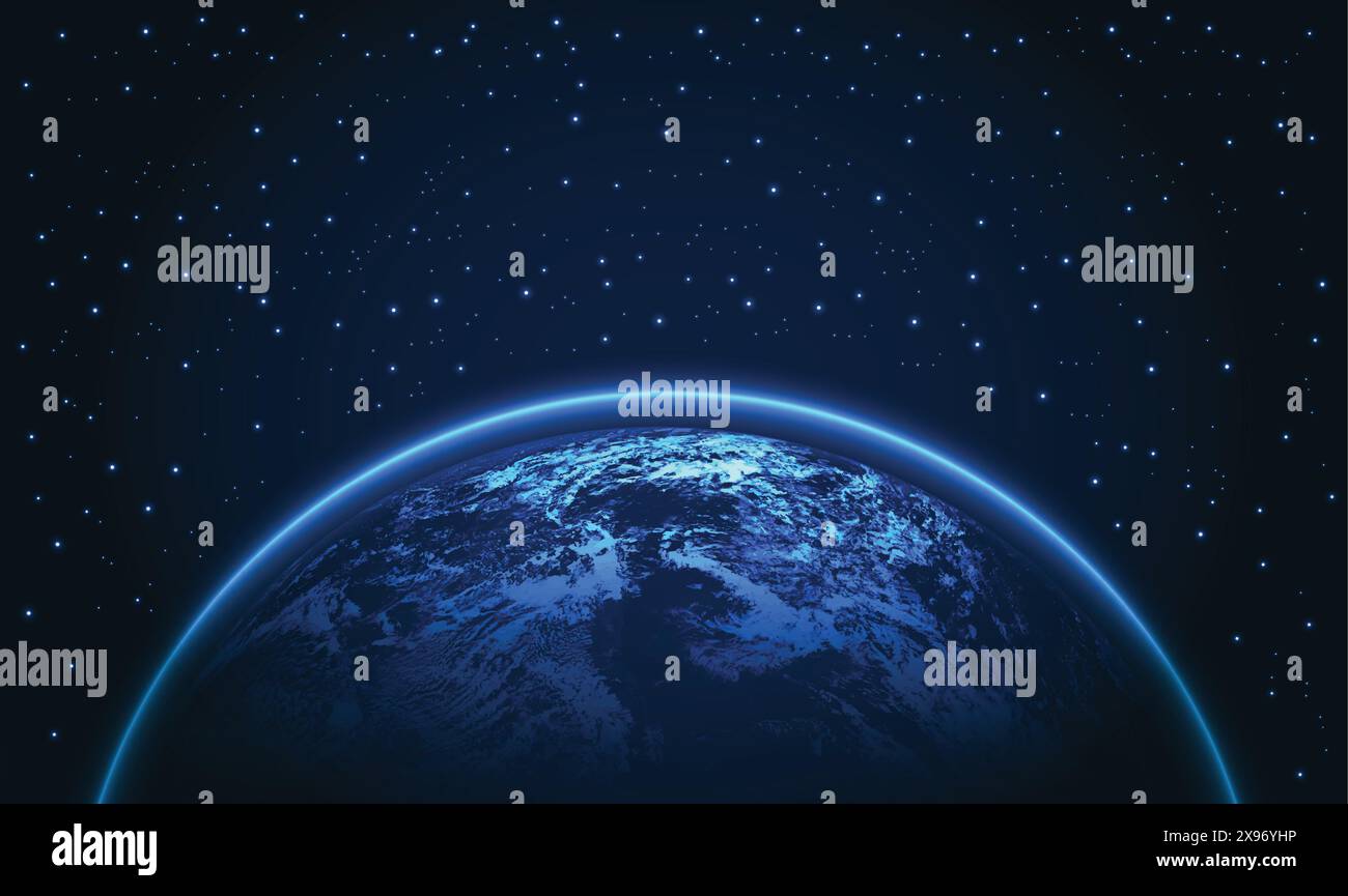 Blue planet earth Stock Vector Images - Alamy