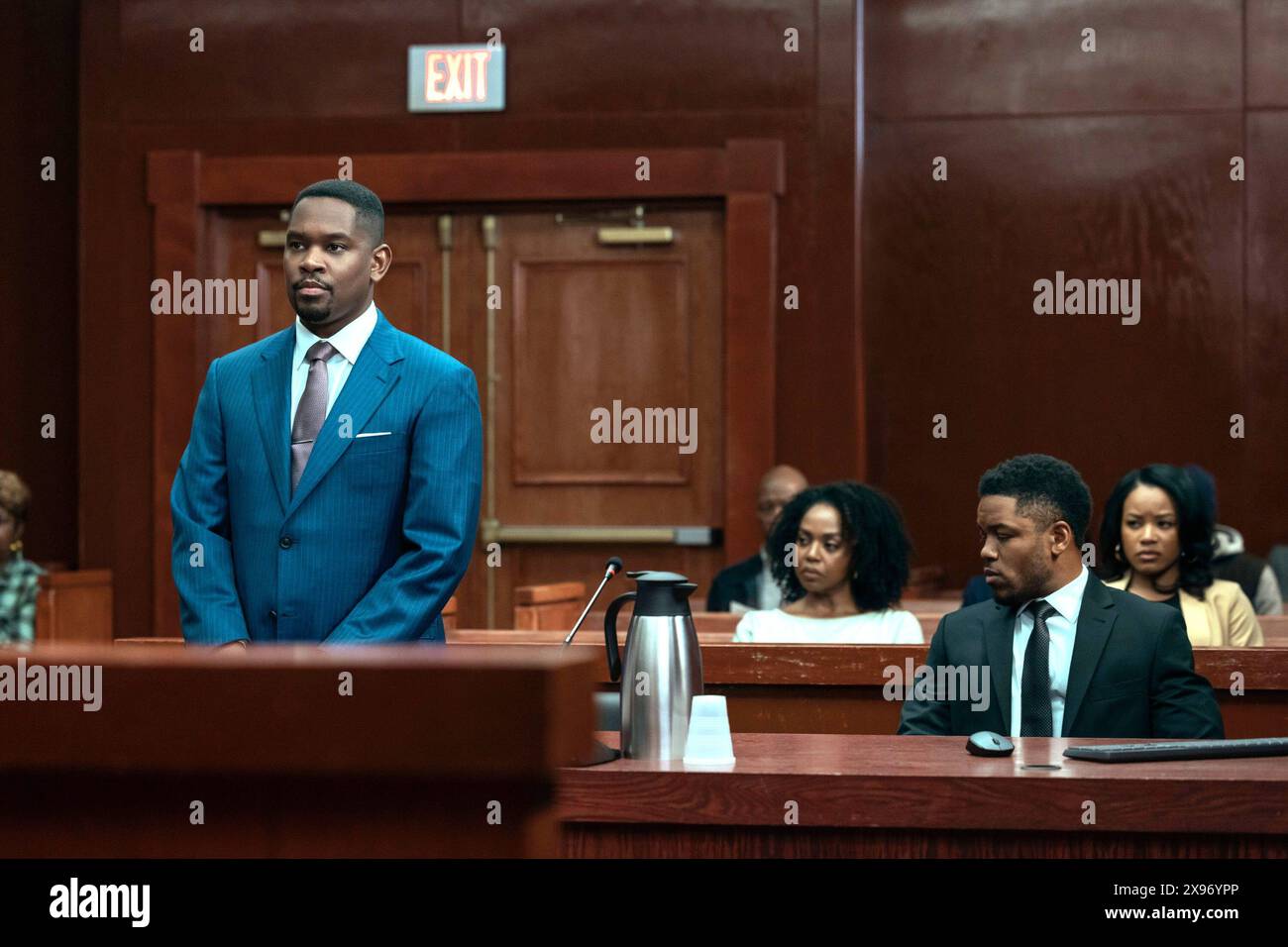 A MAN IN FULL, from left: Aml Ameen, Jerrika Hinton, Jon Michael Hill ...