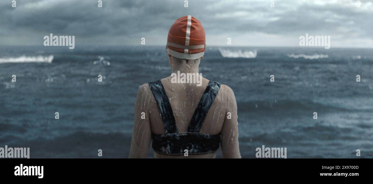 YOUNG WOMAN AND THE SEA, Daisy Ridley as Trudy Ederle, 2024. © Walt ...