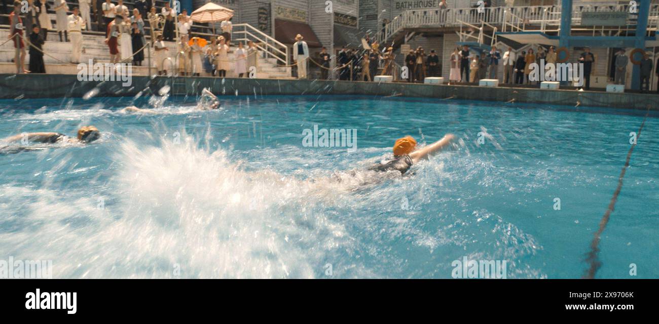 YOUNG WOMAN AND THE SEA, Daisy Ridley as Trudy Ederle, 2024. © Walt ...